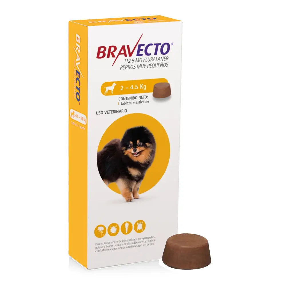 Bravecto antipulgas y garrapatas para perros | Frida Pets